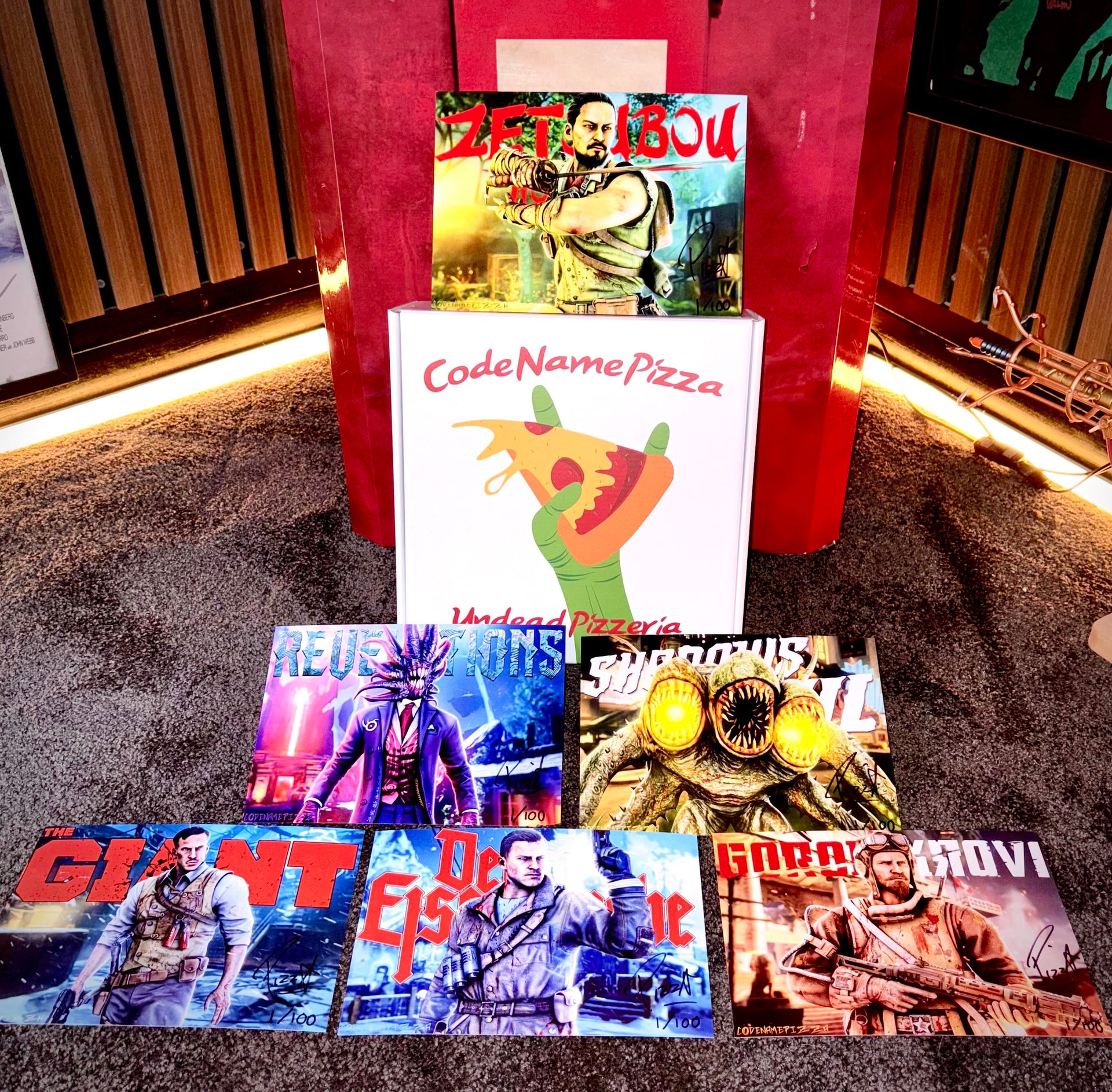 **BO3 Zombies Pizza Box – CodeNamePizza